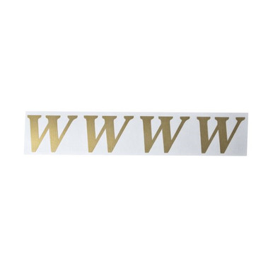 Oasis Vinyl Lettering System W (4X5) - CB Gold