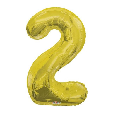Balloon No 2 Gold 34Inch - CB Gold