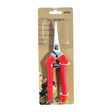 RED Handled Secateurs - CB Gold
