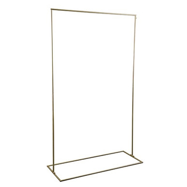 Metal Rectangle Frame Arch 200Cm - CB Gold