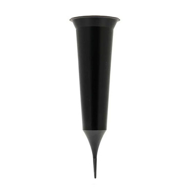 Black Spike Grave Vase 32Cm - CB Gold