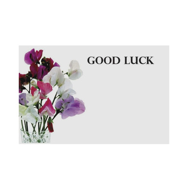 Card Sweet Peas Good Luck (50) - CB Gold