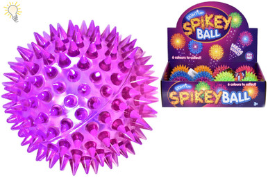 Light up Spikey Ball in Display Box - CB Gold