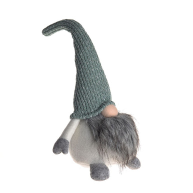 Sitting Gonk With Grey Beard 17x14x34Cm - CB Gold