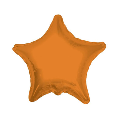 Orange Star Balloon - 22 Inch - CB Gold