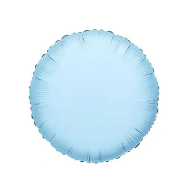 Light Blue Circle Balloon - 18 Inch - CB Gold
