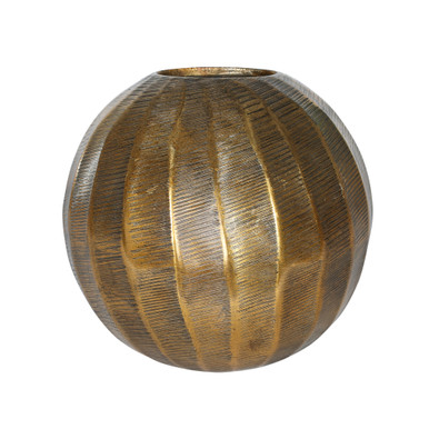 Round Vase Silver - 19x19x15cm - CB Gold