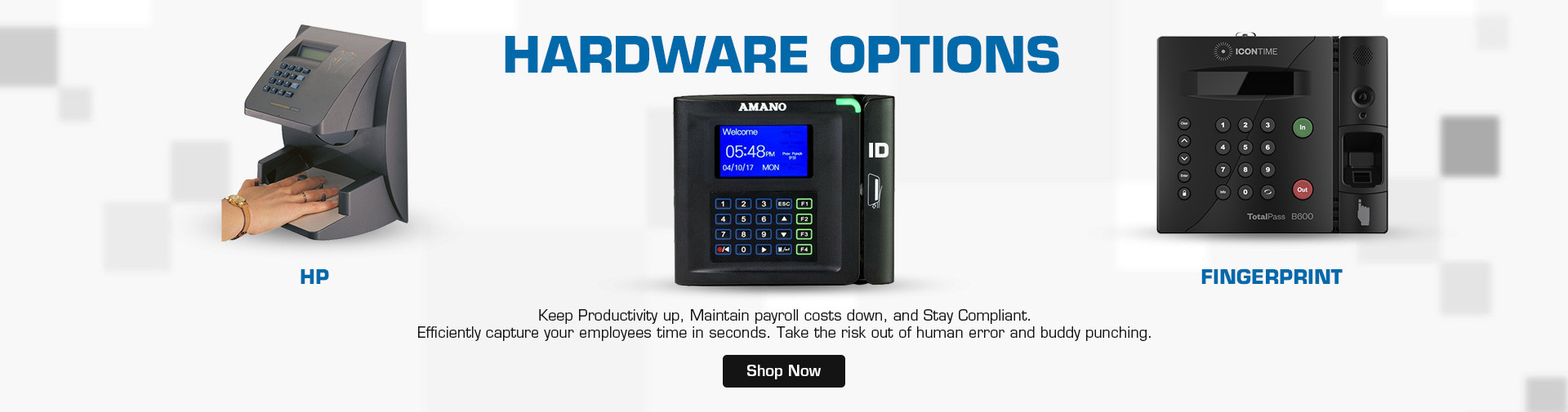 Employee Time Clocks | Time Clock Software | 1-800-TIMECLOCKS