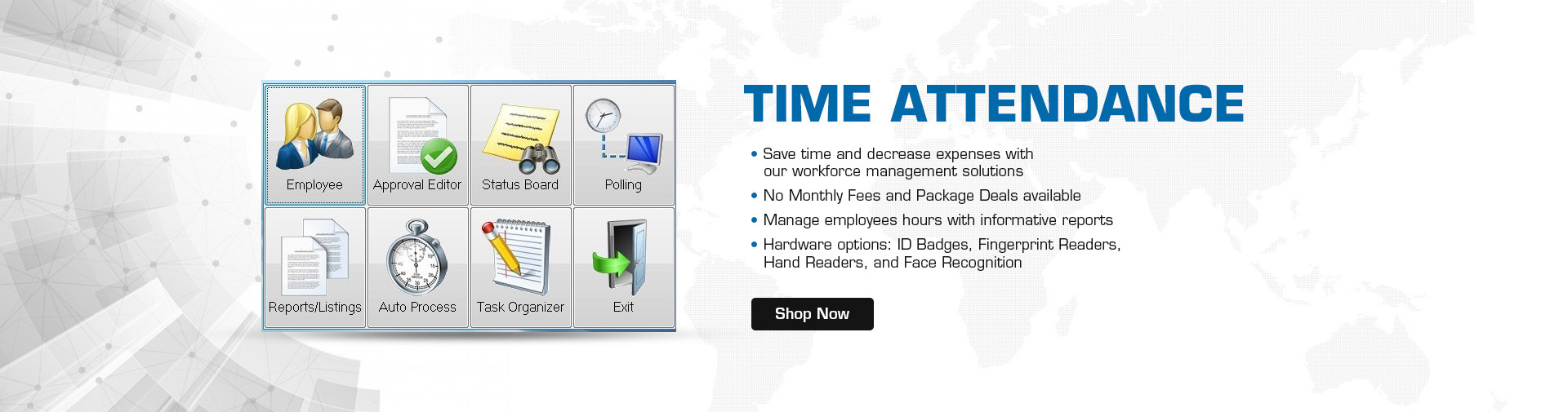 Employee Time Clocks | Time Clock Software | 1-800-TIMECLOCKS