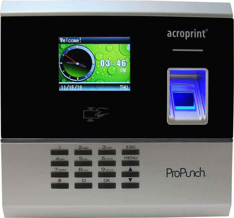 Acroprint ProPunch Terminal - 1-800-TIMECLOCKS