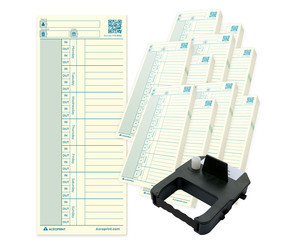 Acroprint Time Card w/Ribbon ES700/ES900 - 1-800-TIMECLOCKS