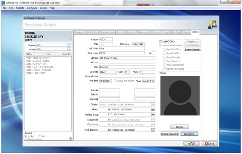 TA100 Pro Time and Attendance Software | 1-800-TimeClocks