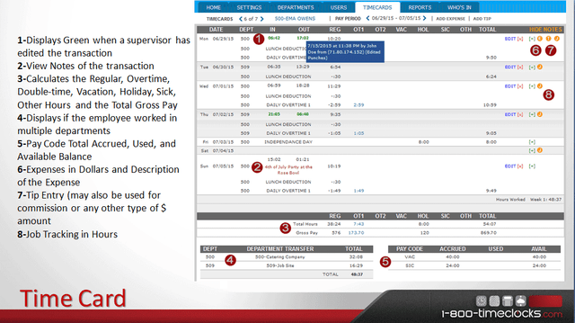 Web Time Clock and Online Time Attendance Software - uAttend