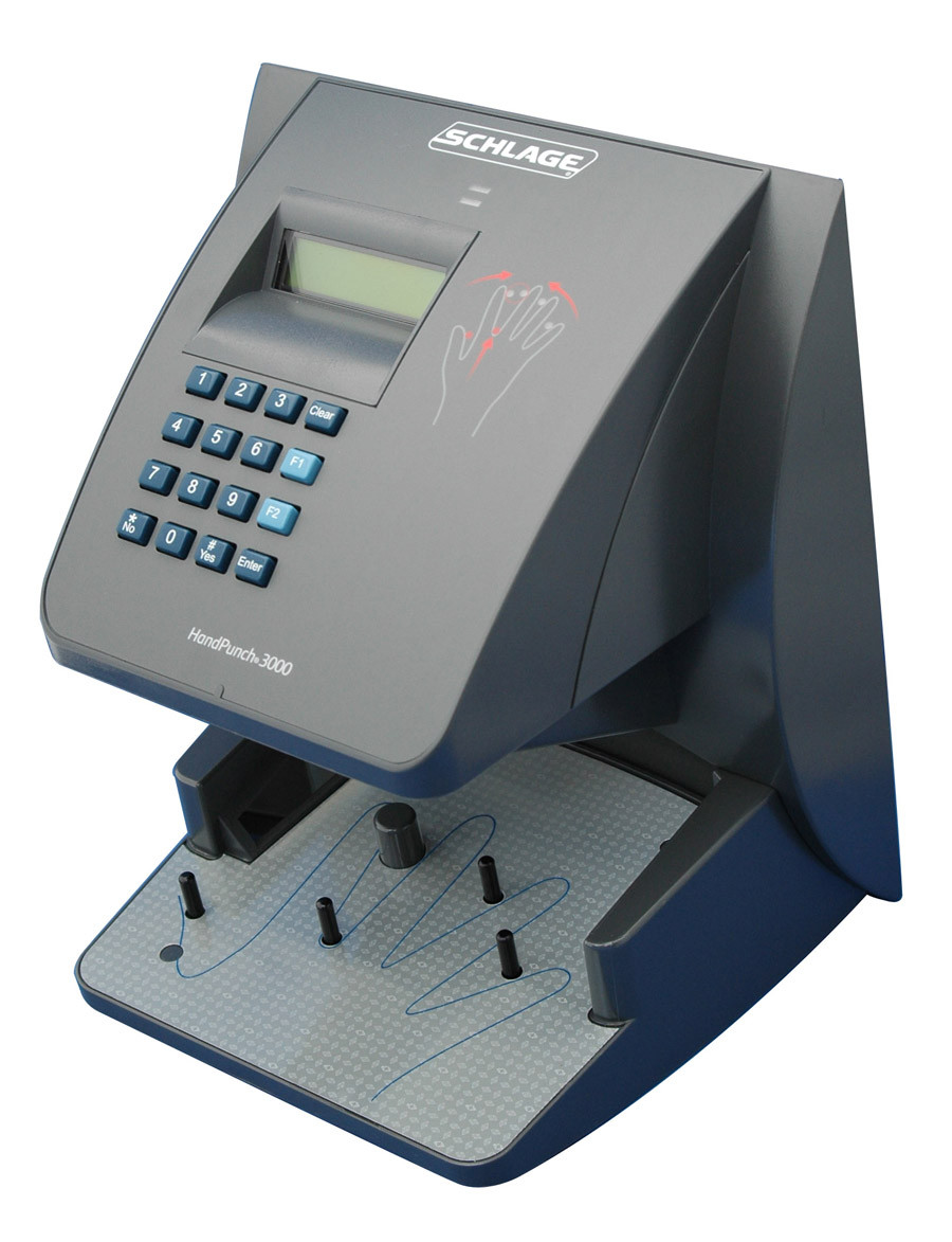 HP3000 Biometric Hand Punch Clock | 1800 - TIME - CLOCKS
