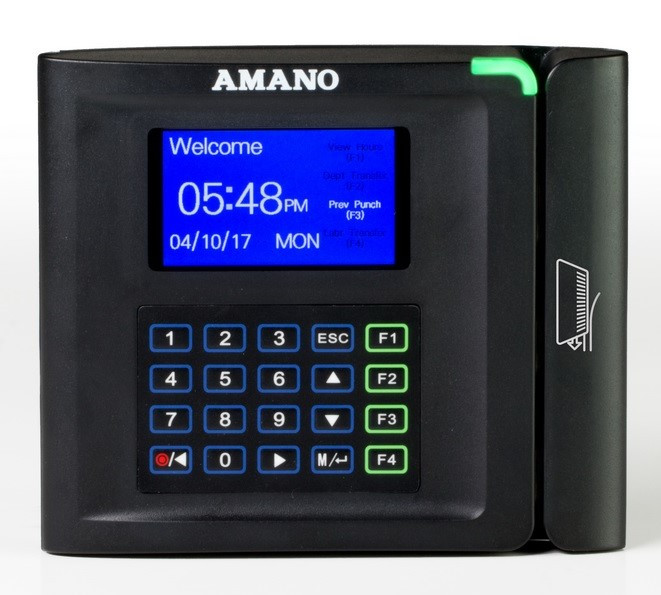 Amano MTX-30 Barcode Time clock - 1-800-TIMECLOCKS