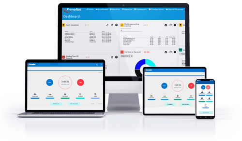 Prime Net Web Hosted Time Clock - 1-800-TIMECLOCKS