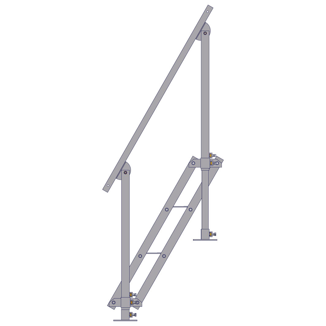 Pivoting QuickSteps with Handrail - The Shore Shack