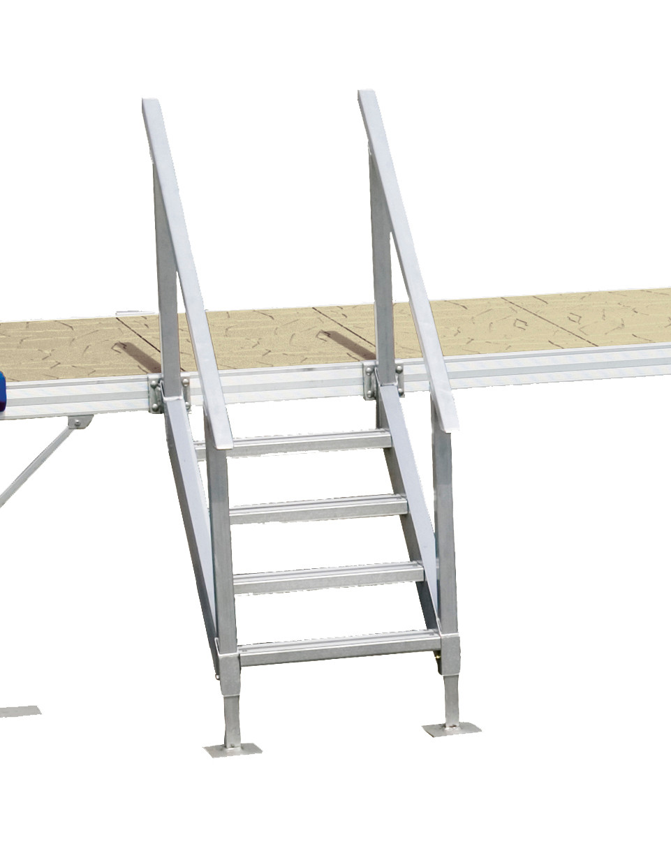 Dock Steps with Handrail - The Shore Shack