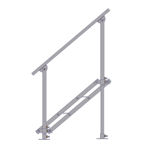 Pivoting QuickSteps with Handrail - The Shore Shack