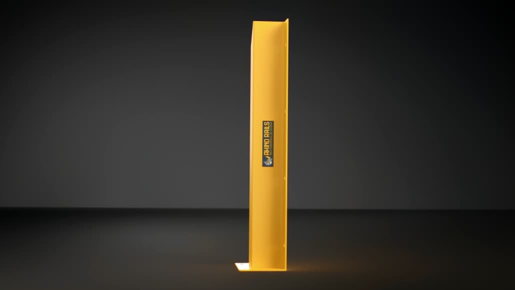 Overhead Door Track Guards for Loading Docks - Rhino Rails