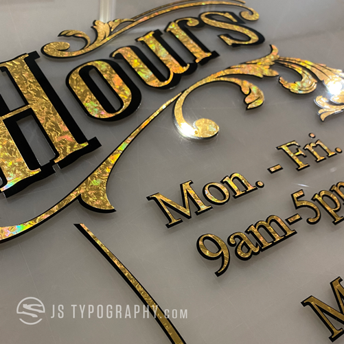 Hours with Flourish - JS Typography LLC.