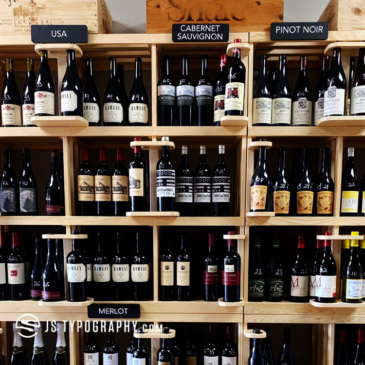 Wine Rack Name Signs - JS Typography Inc