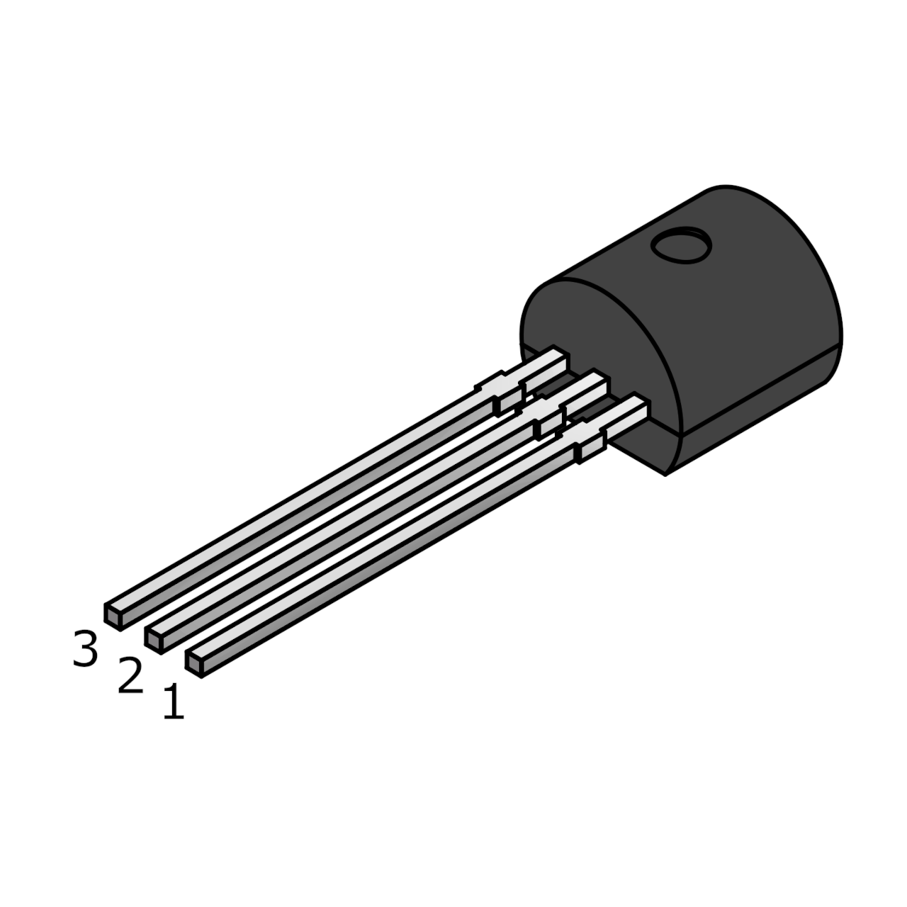 Genuine BC549C NPN Low-Noise Transistor - Pedal Parts and Kits