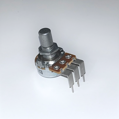Alpha W20k Potentiometer 1/4" Round Shaft PCB-Mount