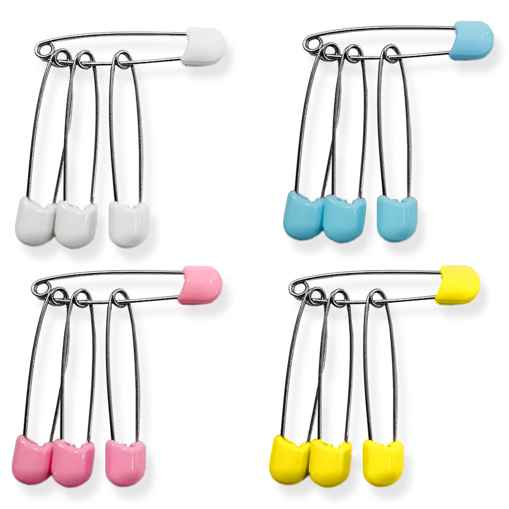 Adult XL Stainless Steel Locking Diaper Pins - Incontrol Diapers.ca