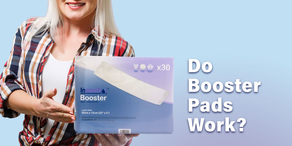 Do Booster Pads Work? - Incontrol Diapers.ca