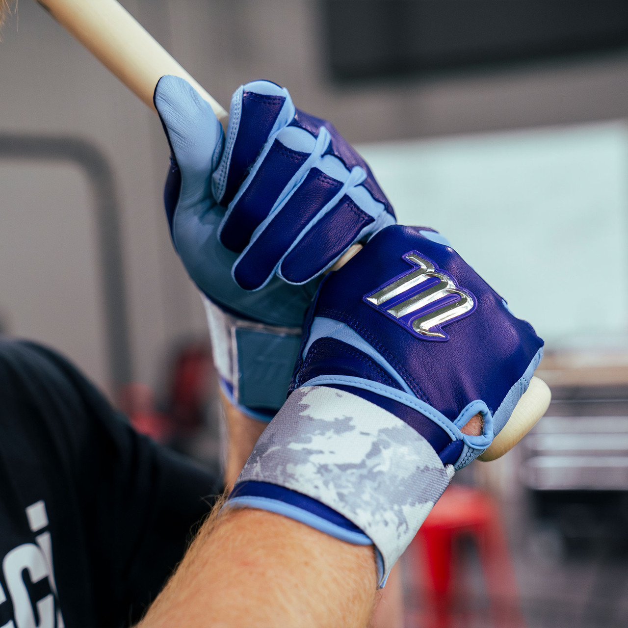 Marucci REMX Batting Gloves - Black/Tan