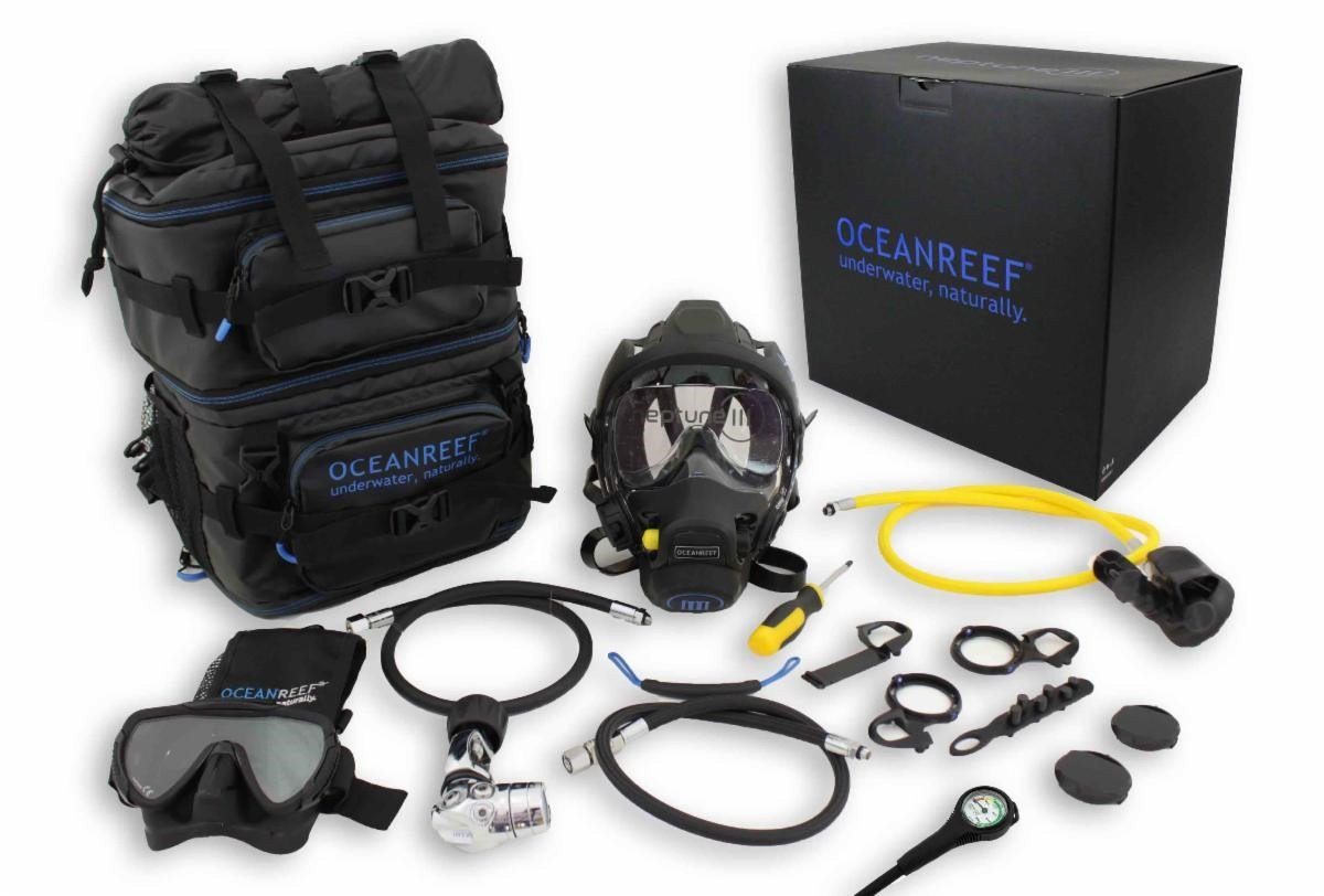 Ocean Reef Neptune III Full Face Mask Package - Coral Sea Scuba & Water ...
