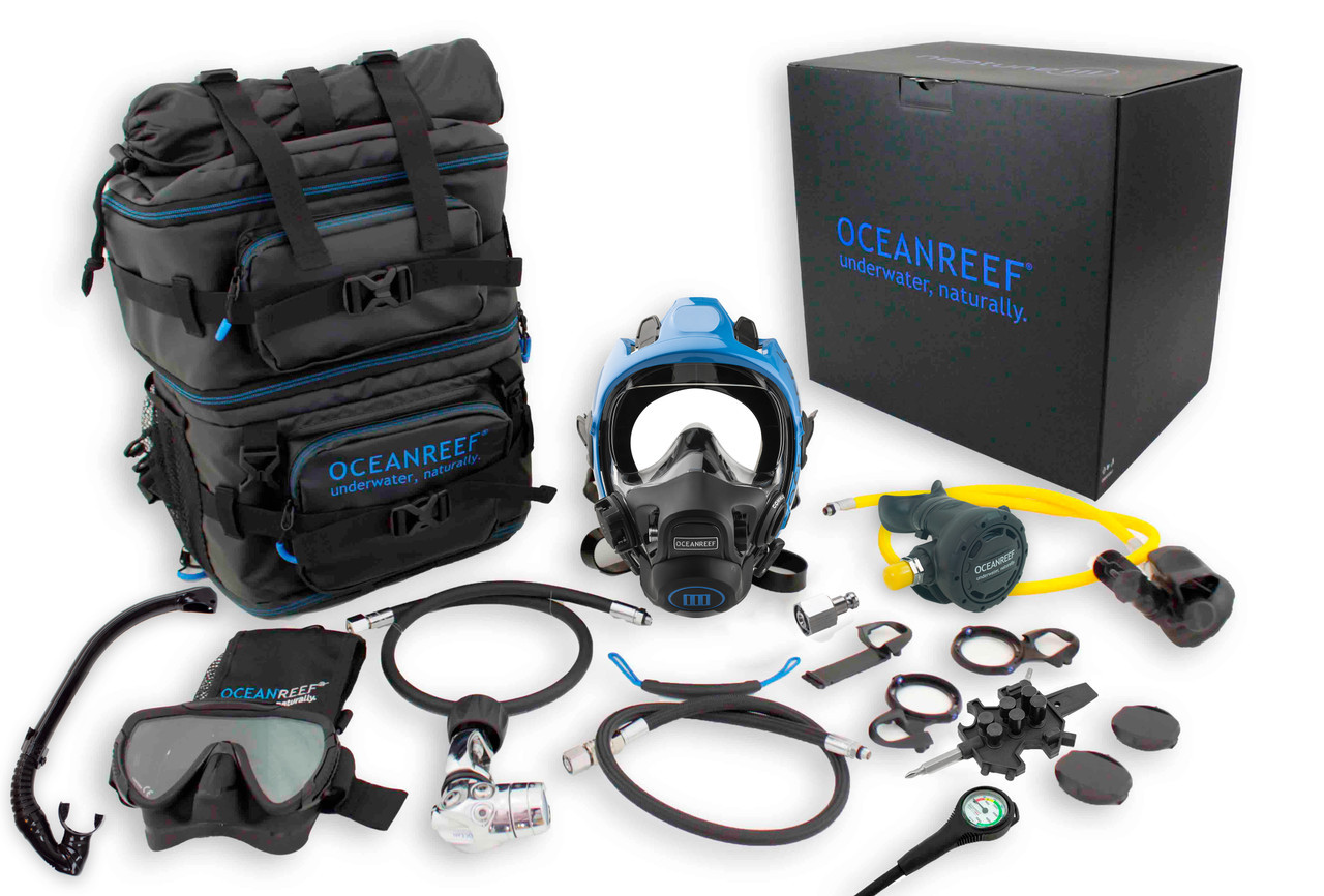 Ocean Reef Neptune III Full Face Mask Package - Coral Sea Scuba & Water ...