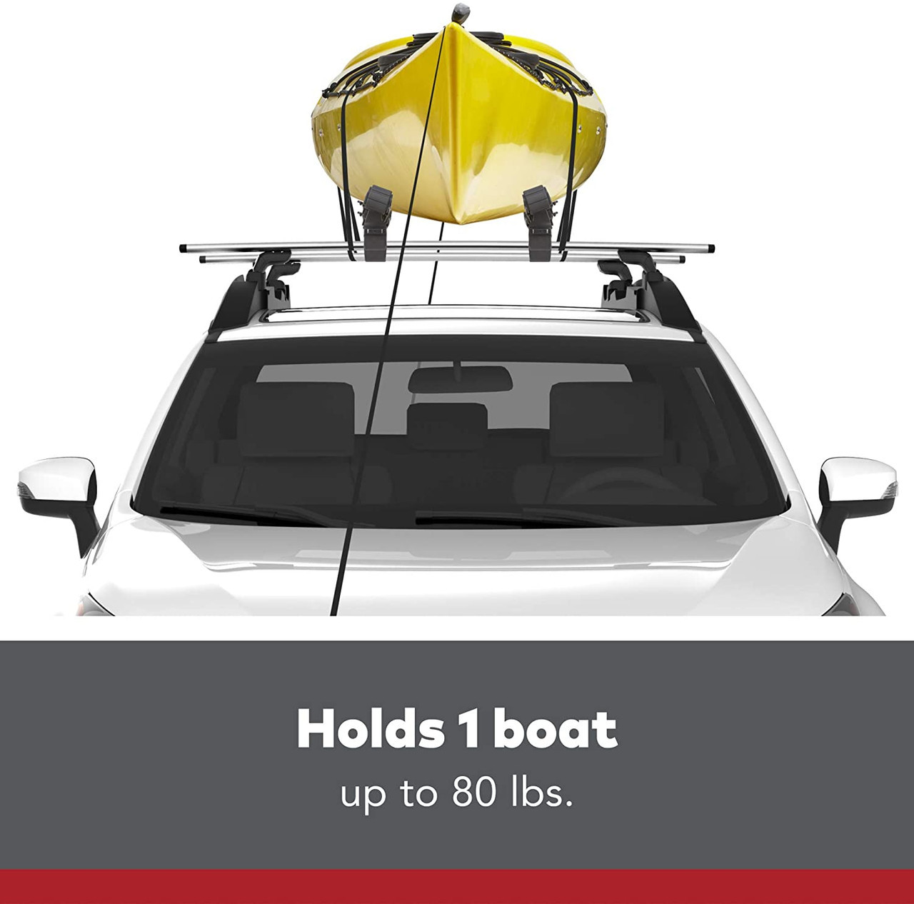 Yakima HandRoll Rooftop Mounted Kayak Carrier Rack System - Coral Sea ...