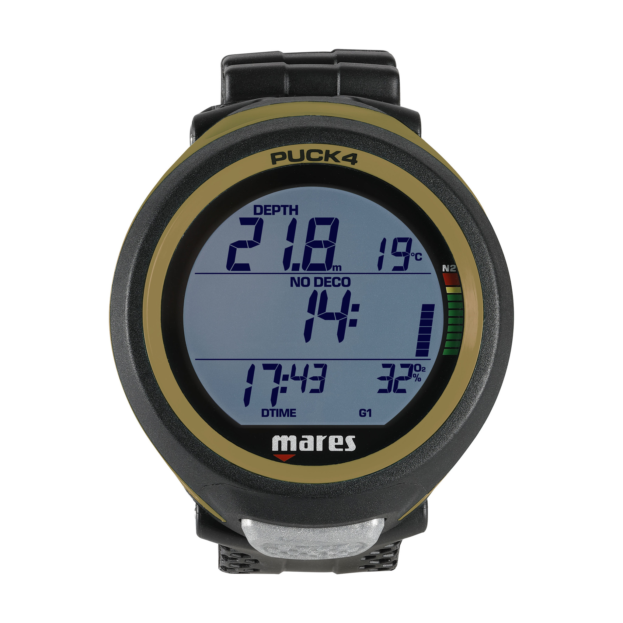 Mares Puck 4 Dive Computer Scuba Diving Watch - Coral Sea Scuba & Water ...