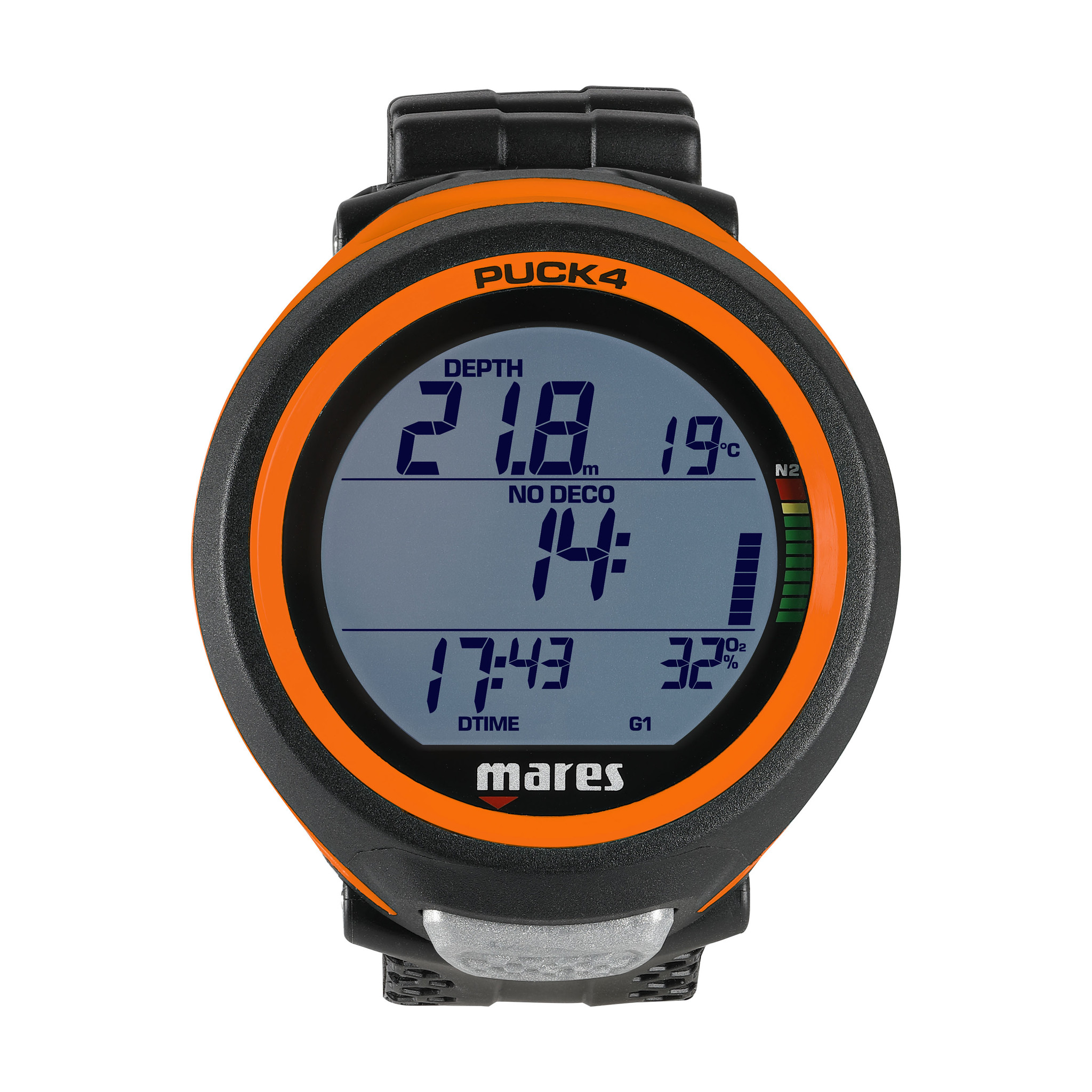 Mares Puck 4 Dive Computer Scuba Diving Watch - Coral Sea Scuba & Water ...