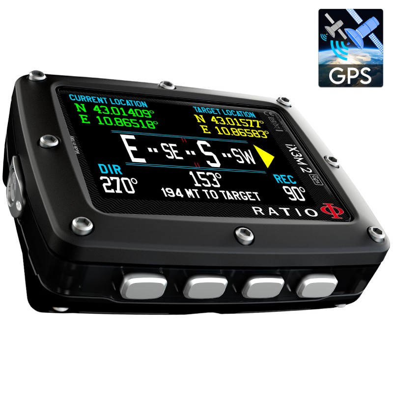 Ratio iX3M 2 GPS Deep Scuba Diving Computer - Coral Sea Scuba & Water ...