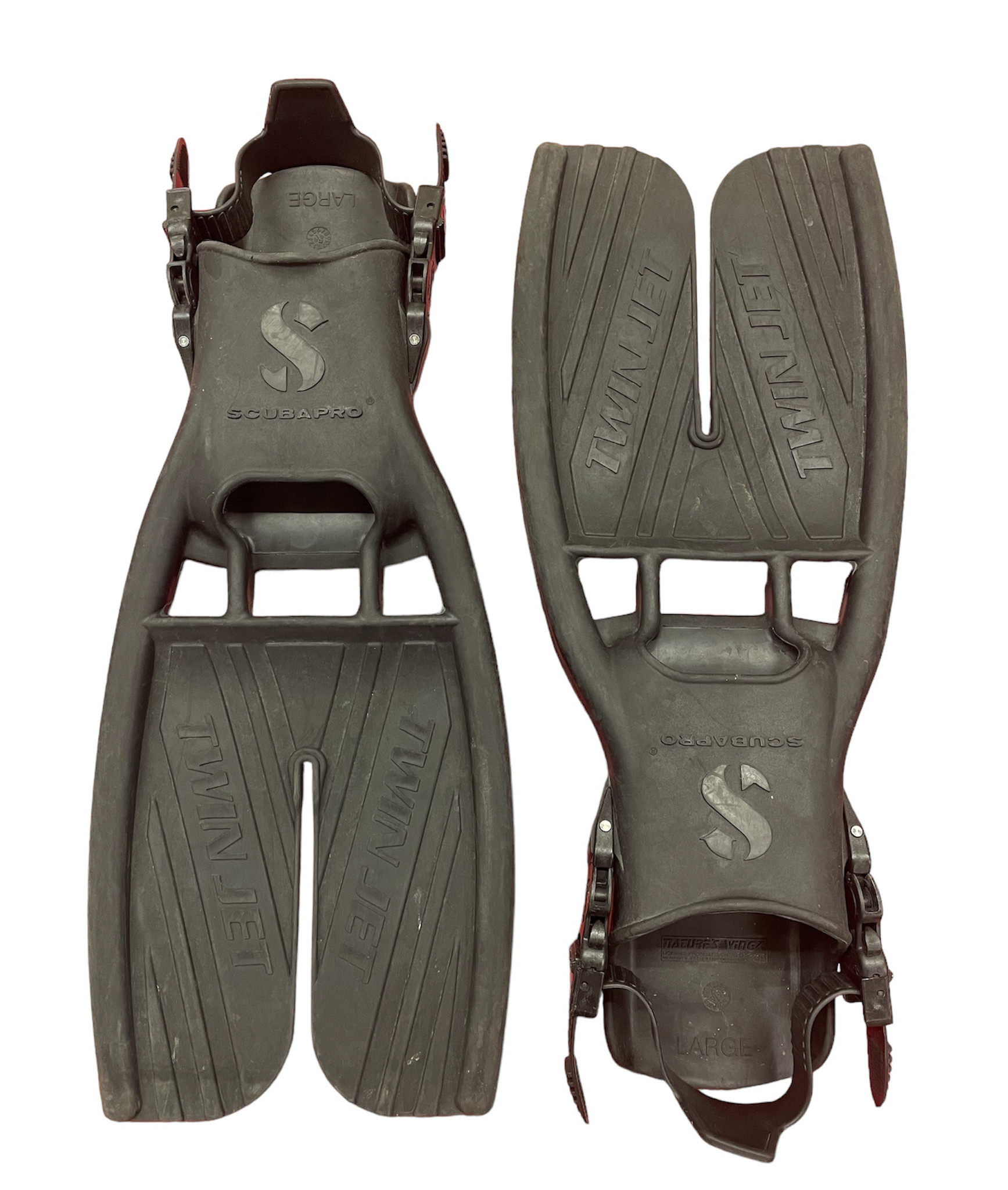 ScubaPro Twin Jet Scuba Diving Dive Split Fins USED - Coral Sea Scuba & Water Sports