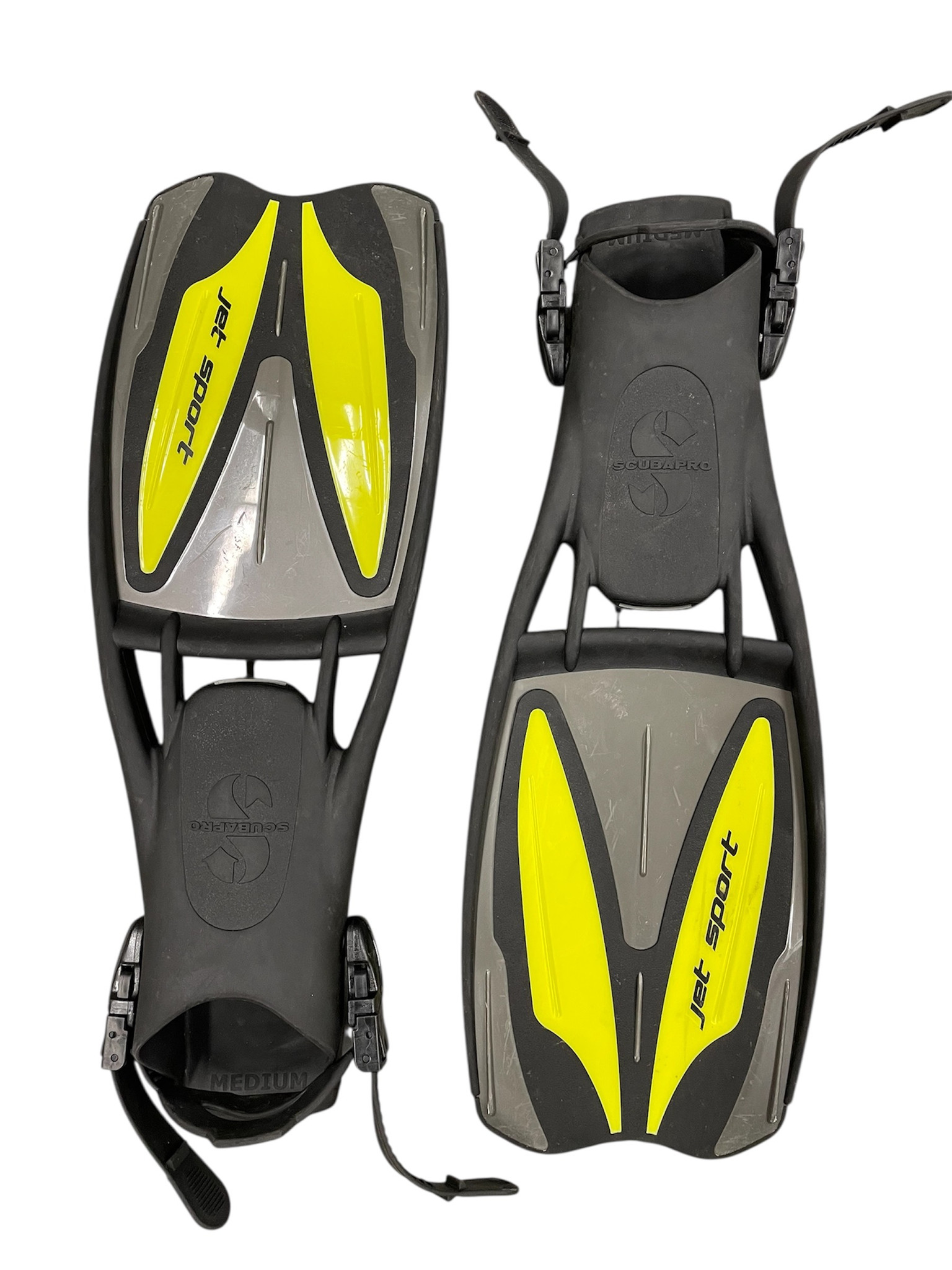 ScubaPro Sport Jet Scuba Diving Dive Fins USED - Coral Sea Scuba ...