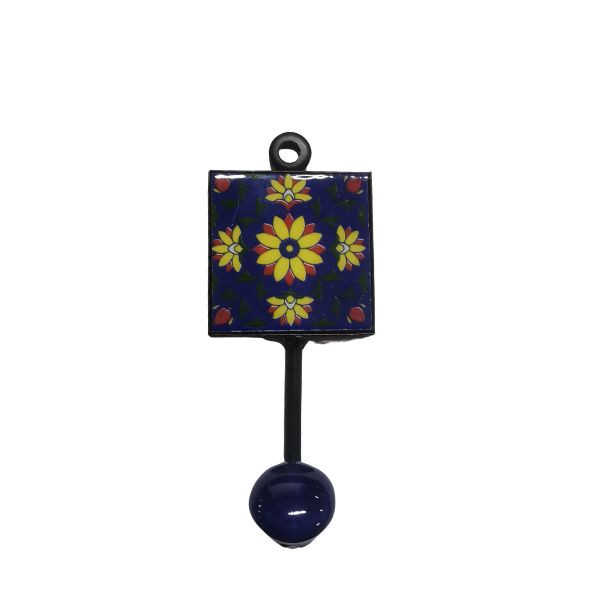 9050 5X5 BLUE YELLOW TILE HANGER 12x5x5cm