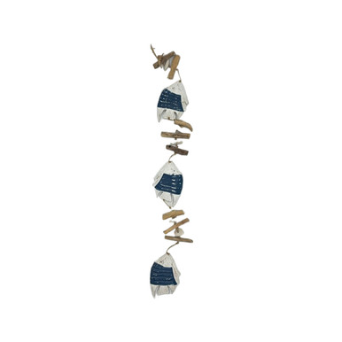 11365 3 CORAL FISH ON STRING 80cm x 10cm x 2CM - The Ugly Duckling