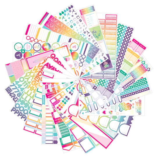 Recollections - Planner Sticker Book - Fitness Stickers - CarefullyCrafted