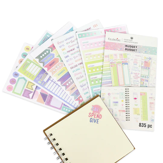 Recollections - Planner Sticker Book - Budget - CarefullyCrafted