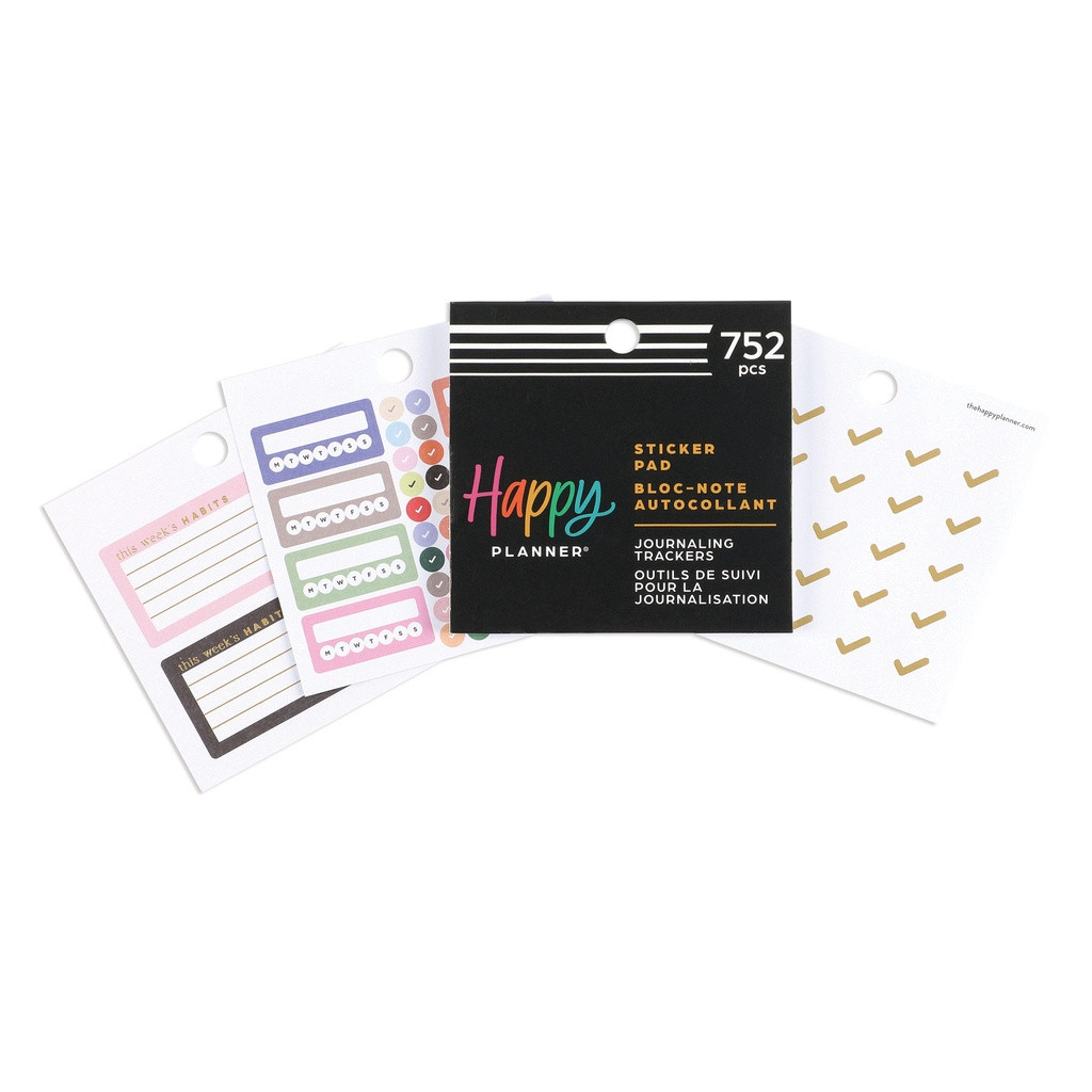 The Happy Planner - Tiny Sticker Pad - Journaling Trackers ...