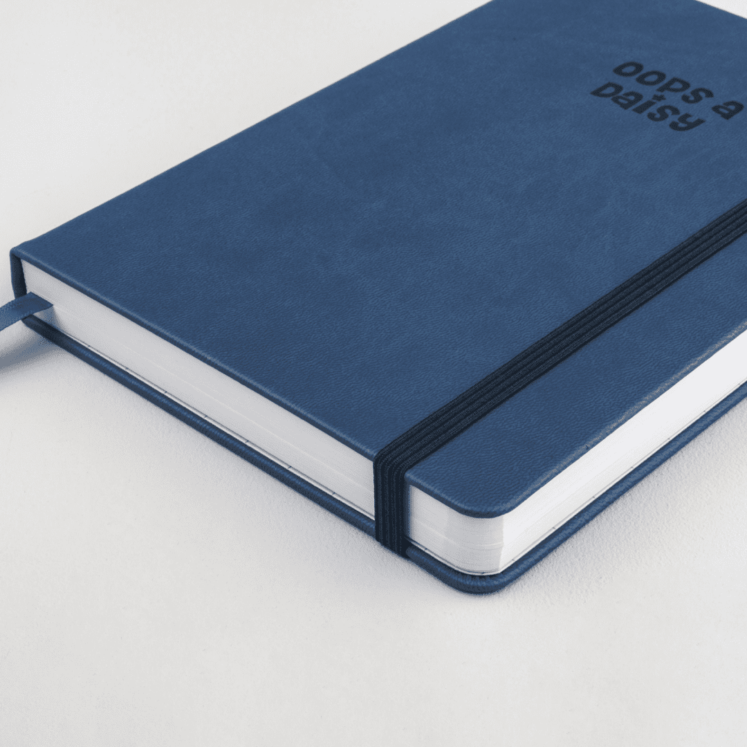 Oops a Daisy - A5 Dot Grid Essential Journal Notebook - Blueberry ...