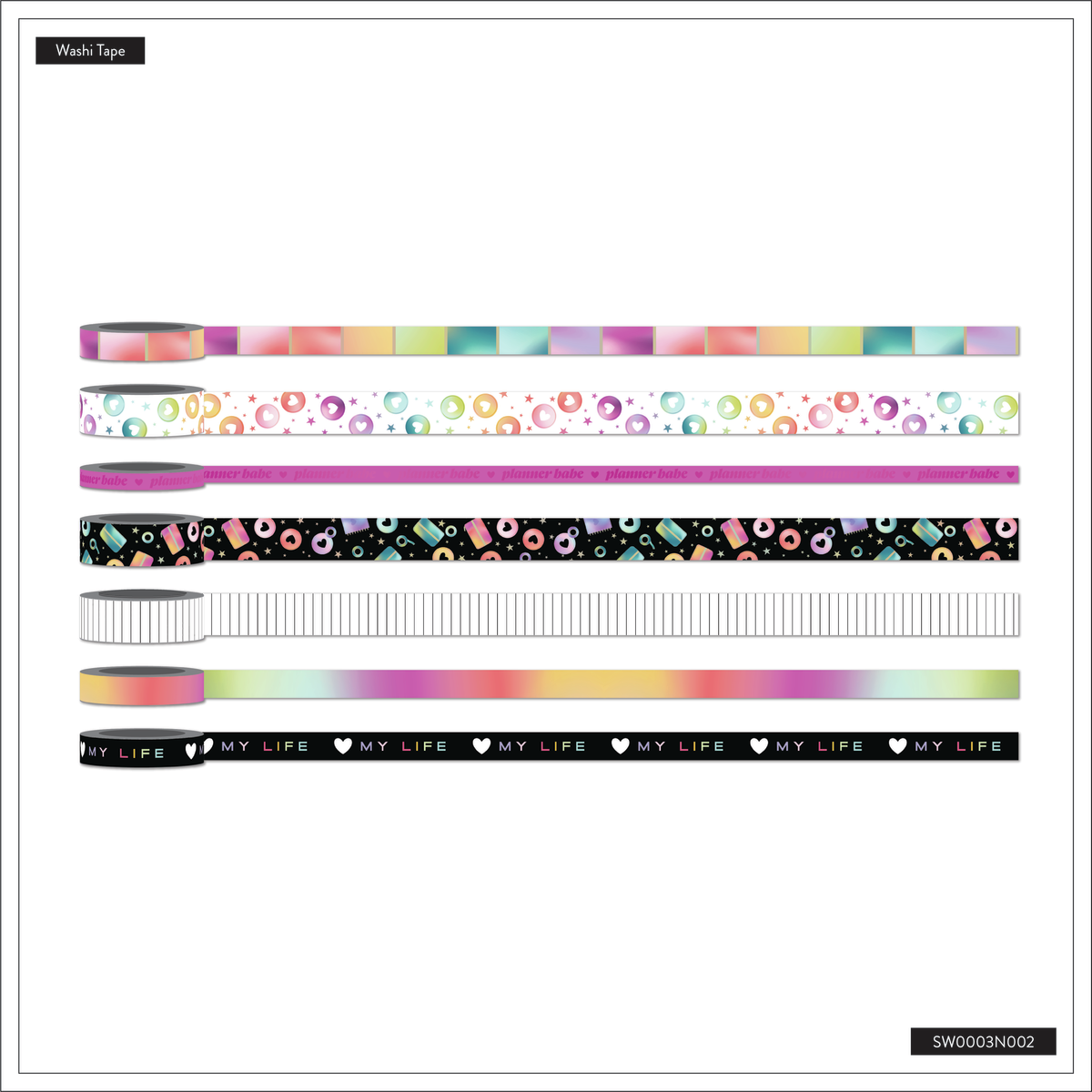 The Happy Planner - Me and My Big Ideas - Washi Tape - 10 Years of ...