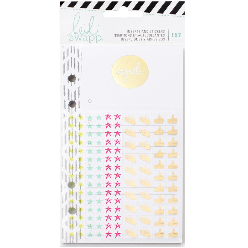 Heidi Swapp - Memory Planner Inserts with Stickers - Goals ...