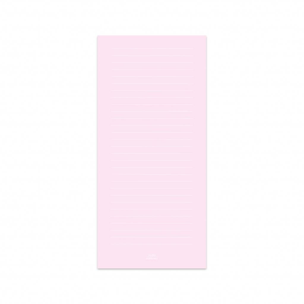 Studio Stationery - Noteblock Pink Note - CarefullyCrafted