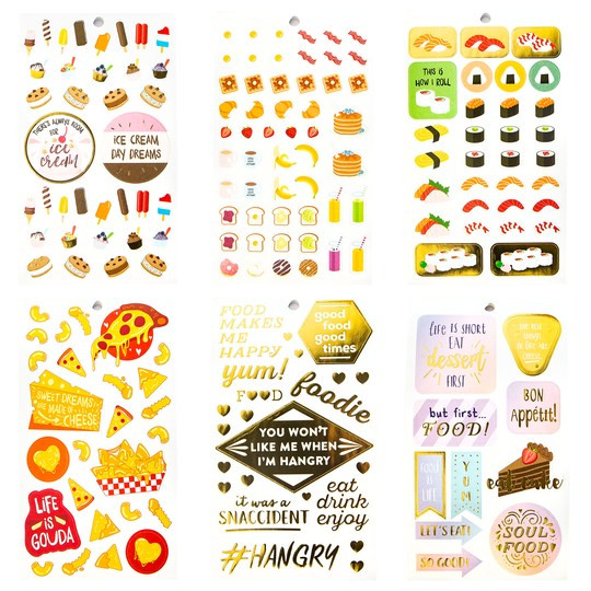 Recollections - Food Sticker Book - CarefullyCrafted