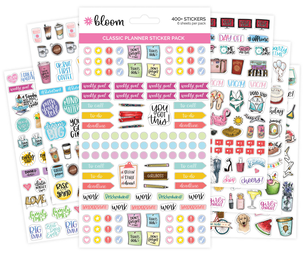 Bloom Daily Planners - Classic Planner Stickers - CarefullyCrafted